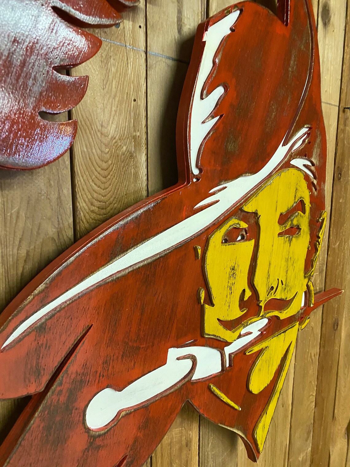 Bucco Bruce Old School Tampa Bay Buccaneers Wooden Logo - Etsy