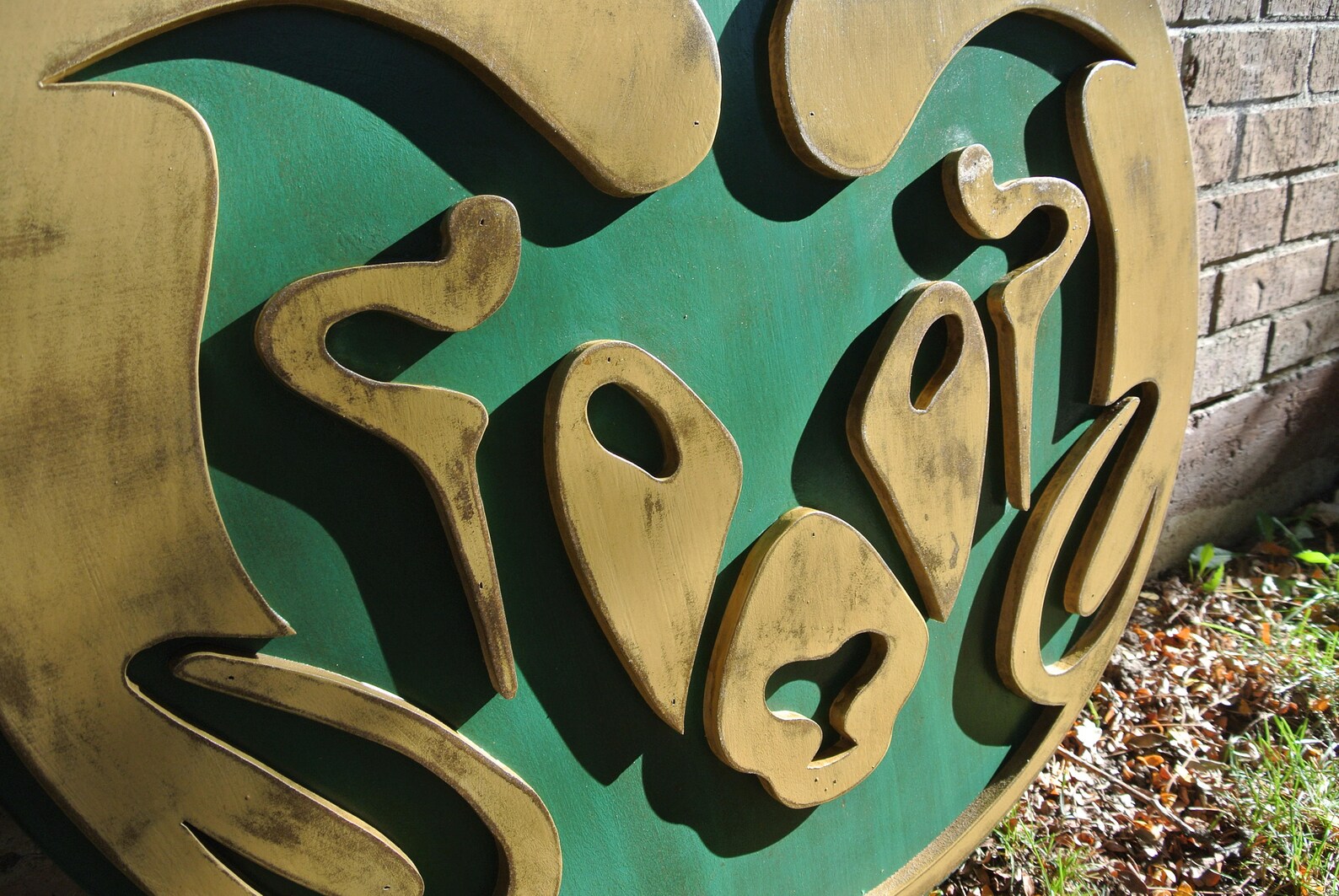 CSU Rams Logo, Distressed, Weathered, College Football, Man Cave ...