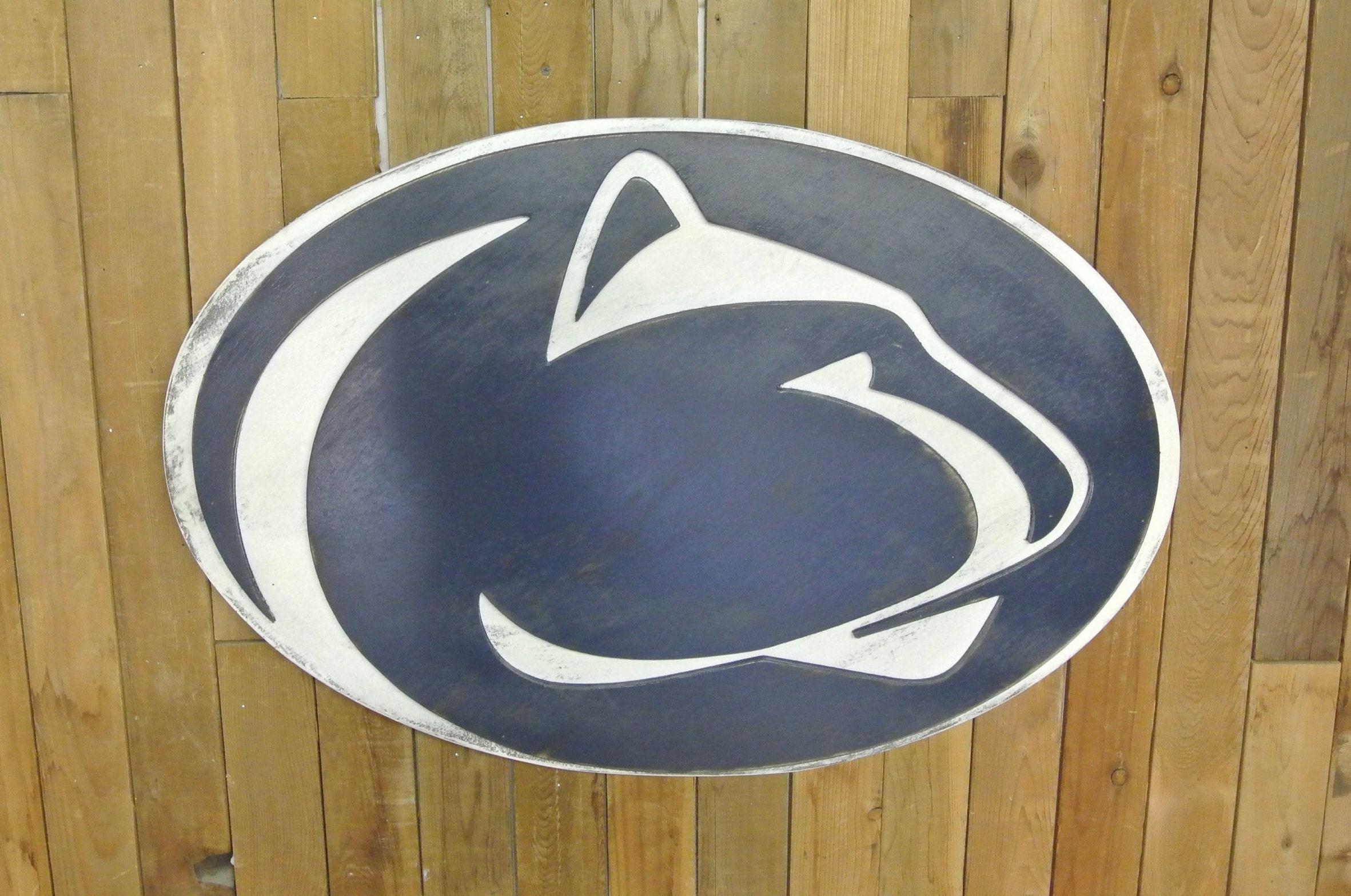 3D Penn State Logo, Wall Hanging, Home Decor. - Etsy