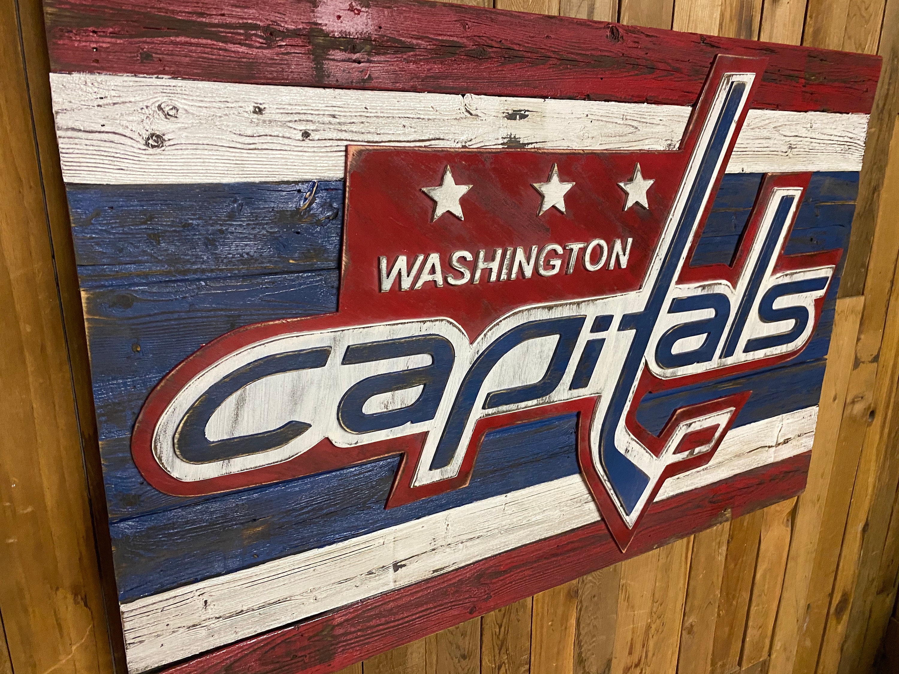 3D Capitals Logo Hockey Sport Caps Eagles Red Army - Etsy