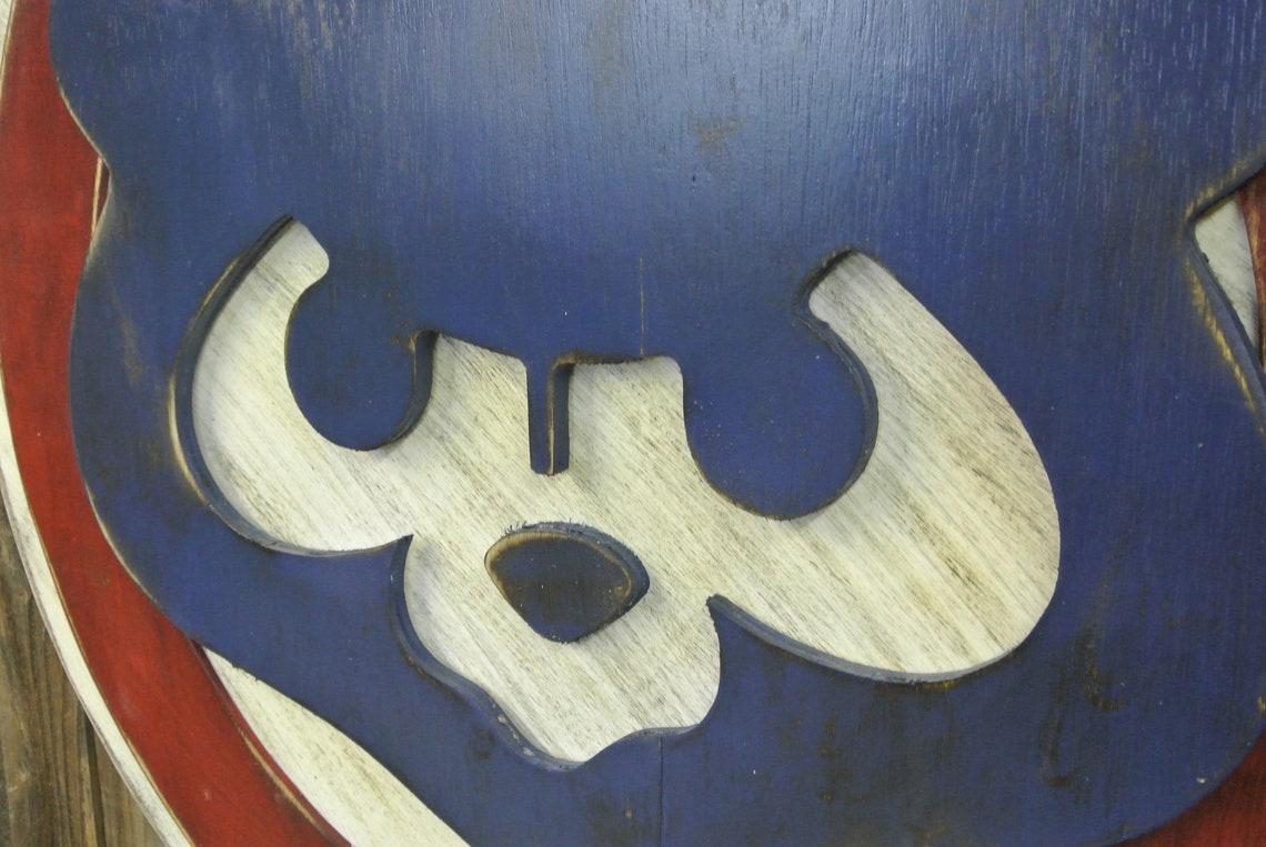 3D Chicago Cubs Logo Cubbies Logo Wall Hanging Home Decor - Etsy