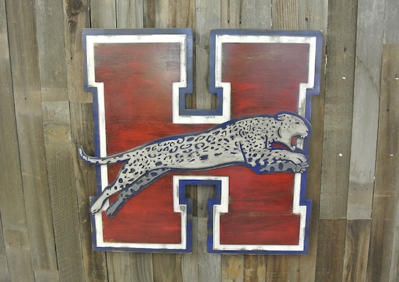 3D Midlothian Heritage High School Logo Wall Hanging Home - Etsy