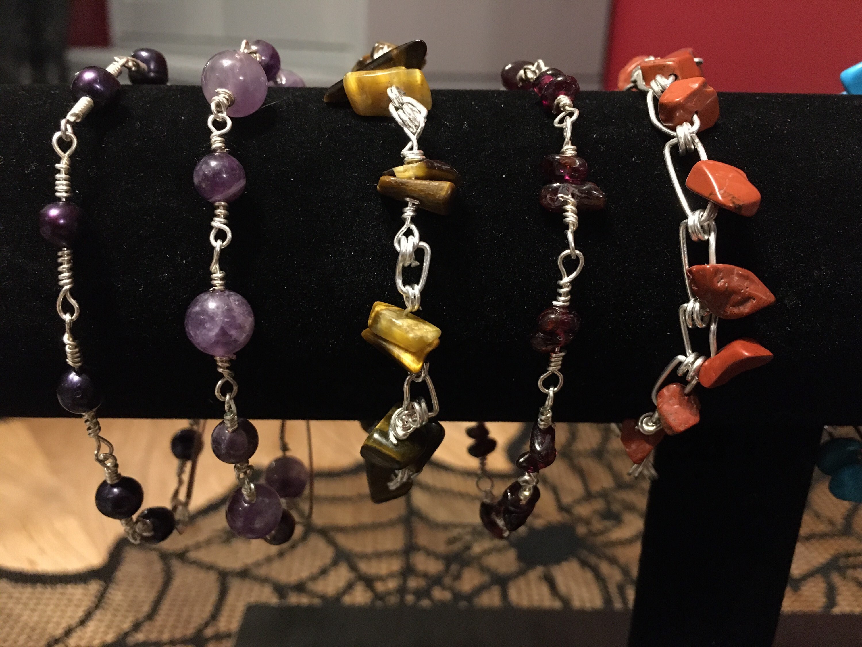 Gemstones Bracelets Alternative Jewellery Gothic Bracelets - Etsy