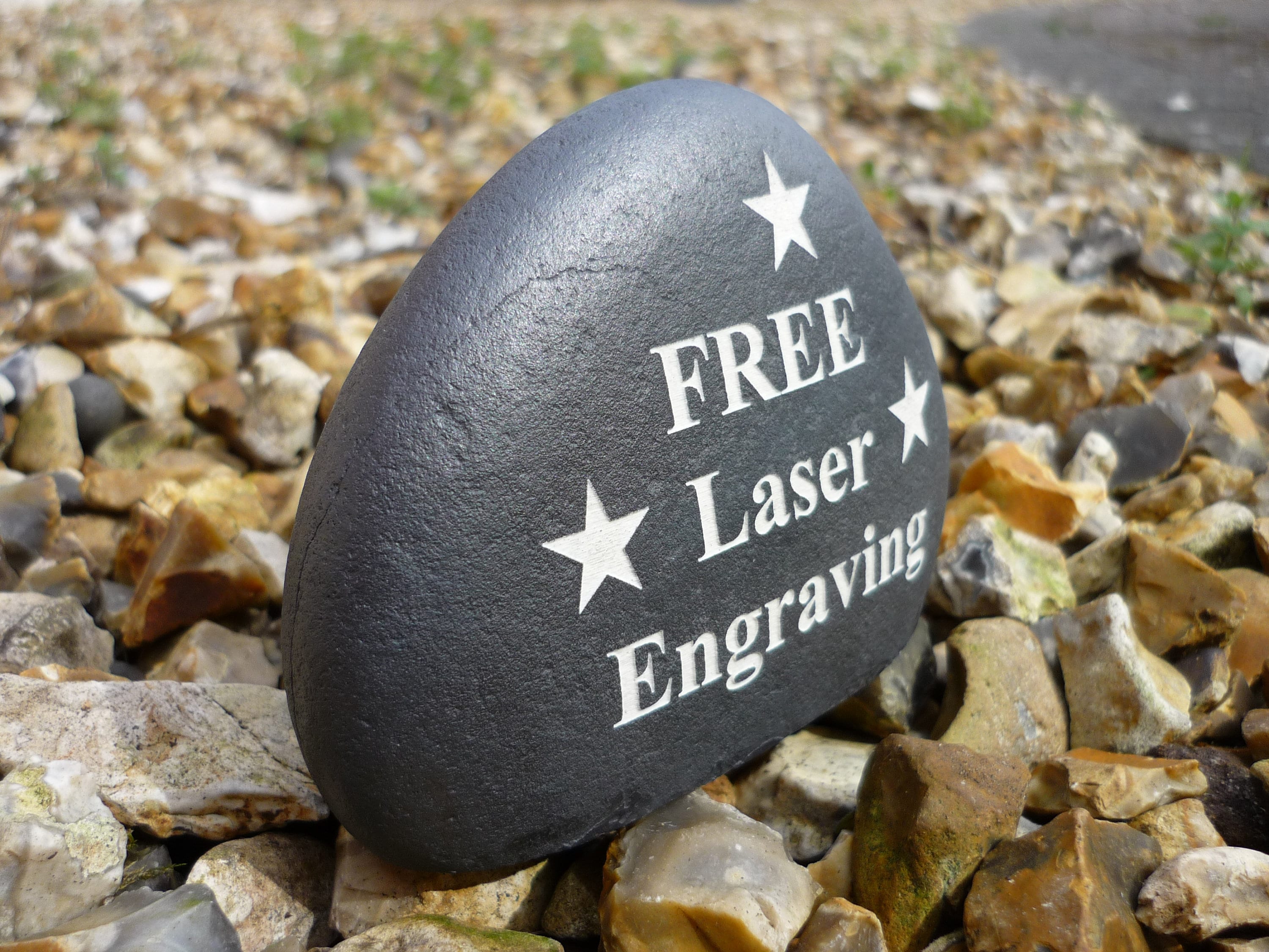 Personalized Pebble (stone Effect) - Pet Memorial - Weatherproof ...