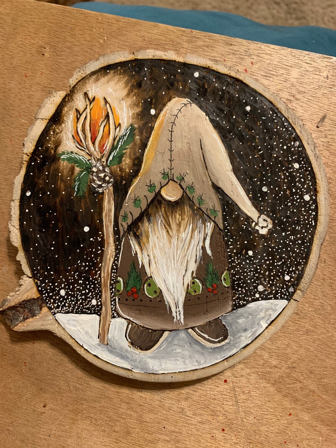 Winter/christmas Gnome Wall Decoration - Etsy