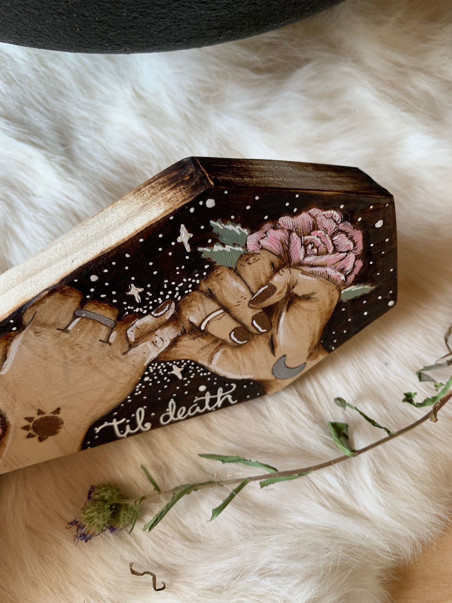 Pastel Goth Custom Coffin - Etsy