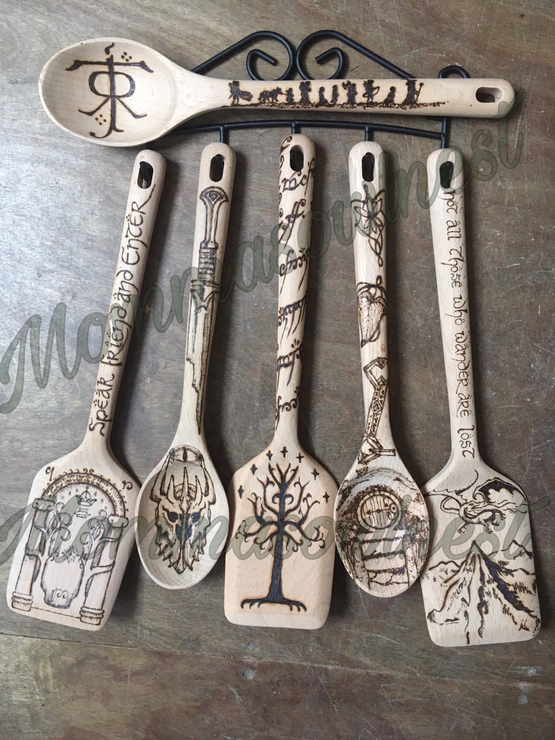 LOTR Kitchen Spoons - Etsy