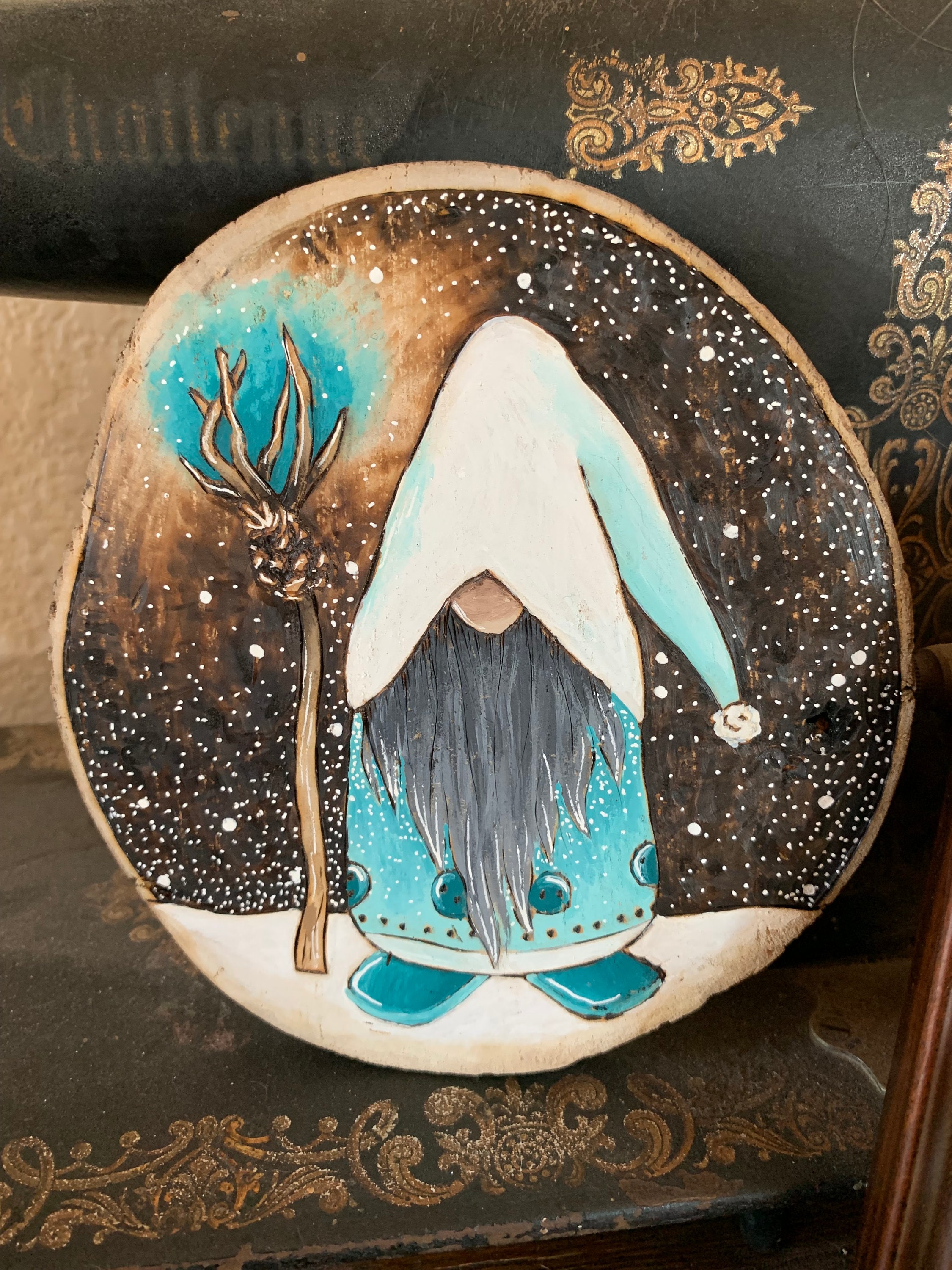 Winter/christmas Gnome Wall Decoration - Etsy