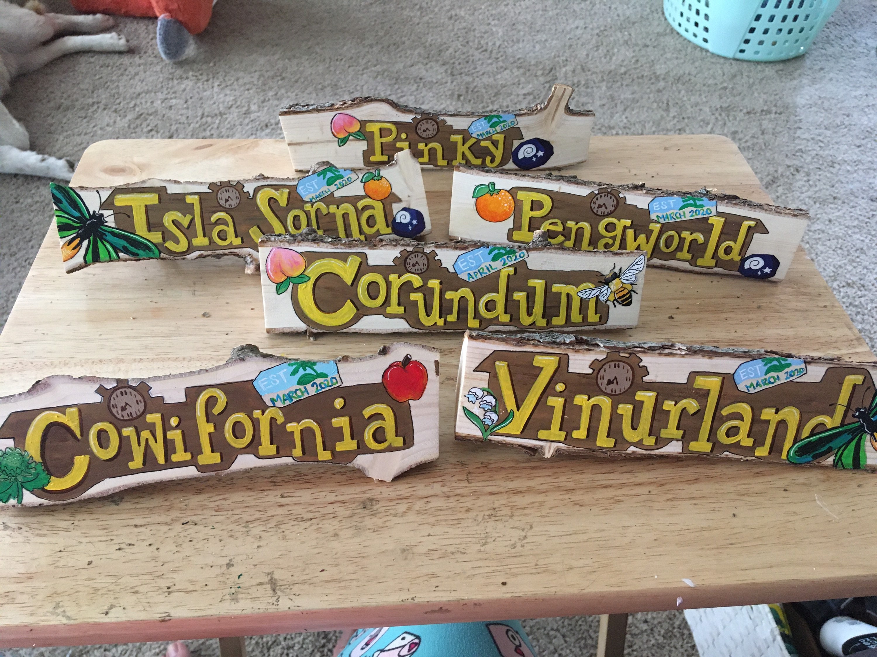 YOUR Island Name Shelf/desk Sign - Etsy