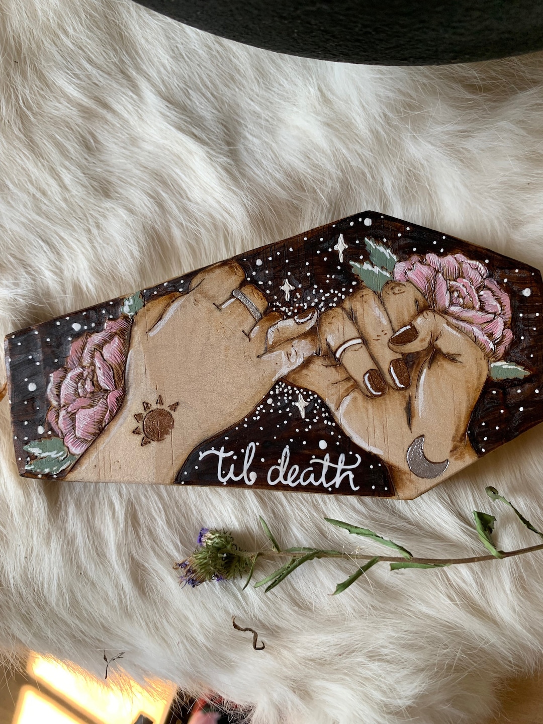 Pastel Goth Custom Coffin - Etsy