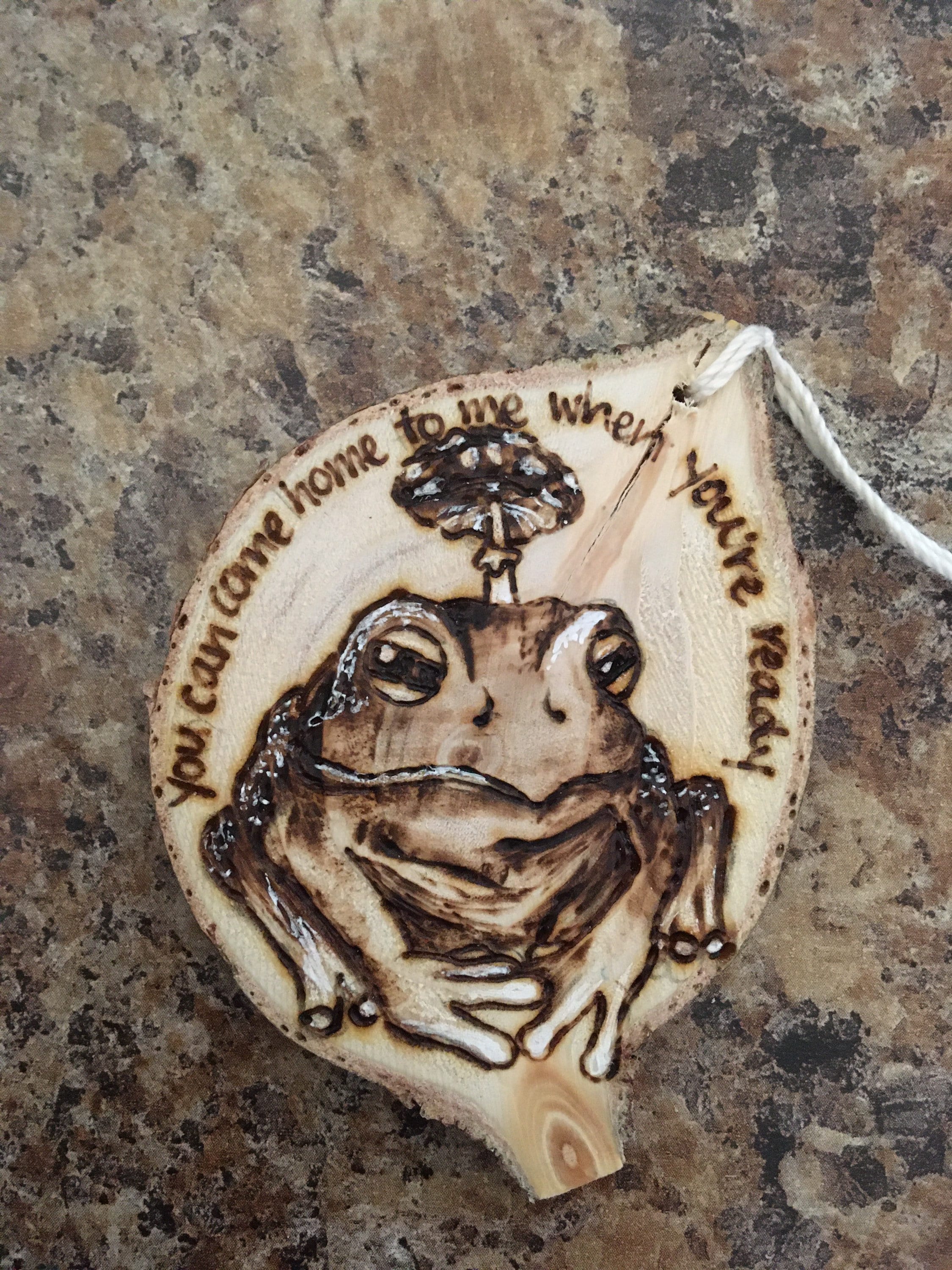 Cottagecore Detailed Frog/mushroom Coasters - Etsy