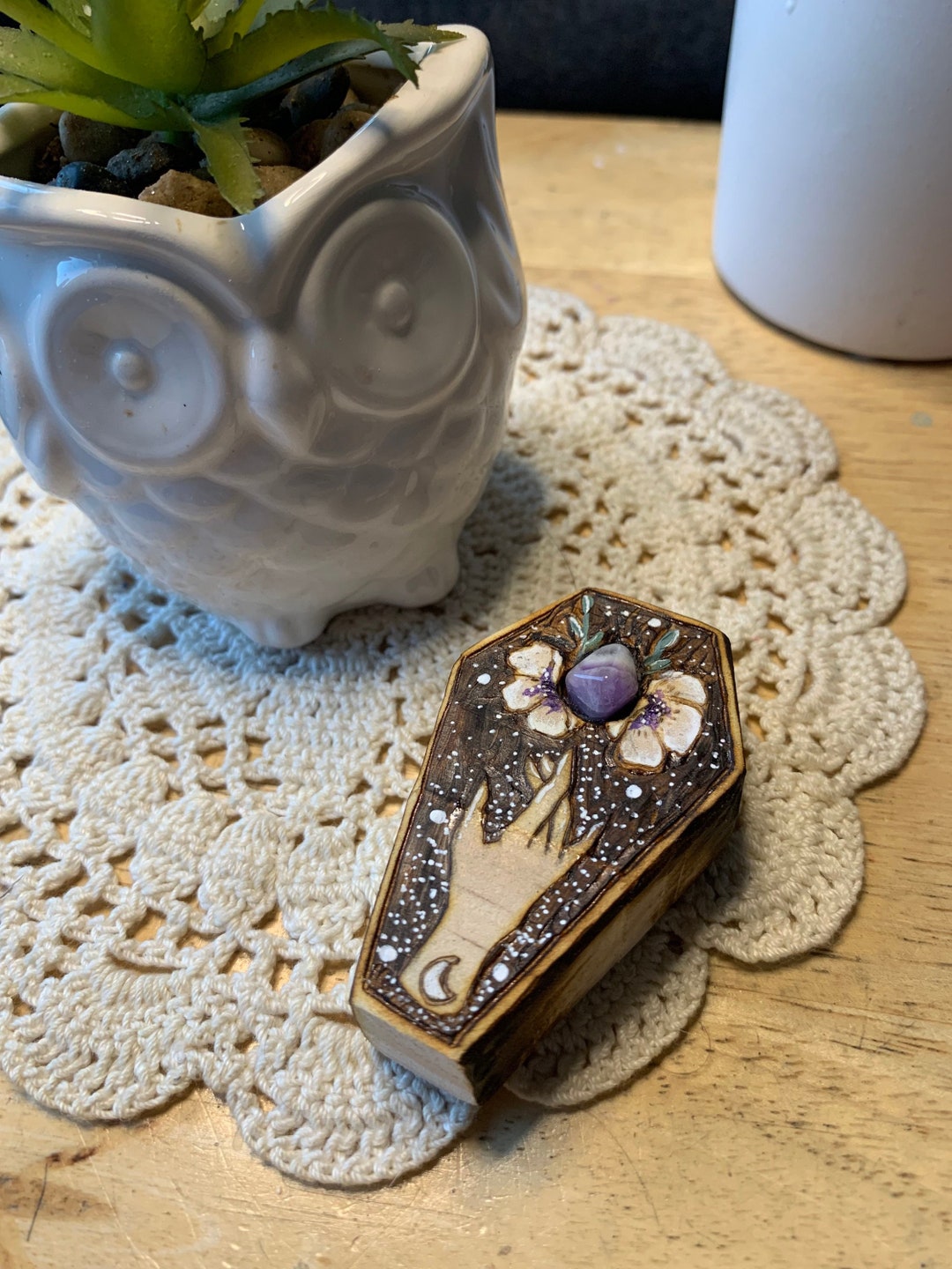 Mini Crystal Coffins Pastel Goth Shelf/wall Decor - Etsy