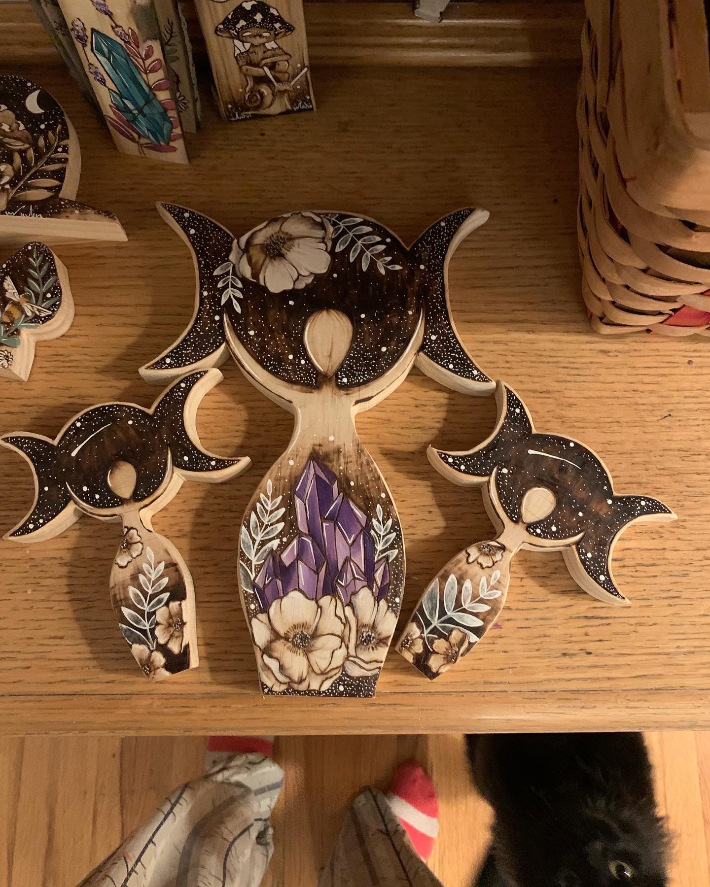 Triple Goddess Shelf Decor - Etsy