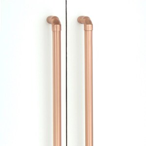 Copper Pull (large Sizes), Drawer Handle Pull, Cabinet Hardware, Modern ...