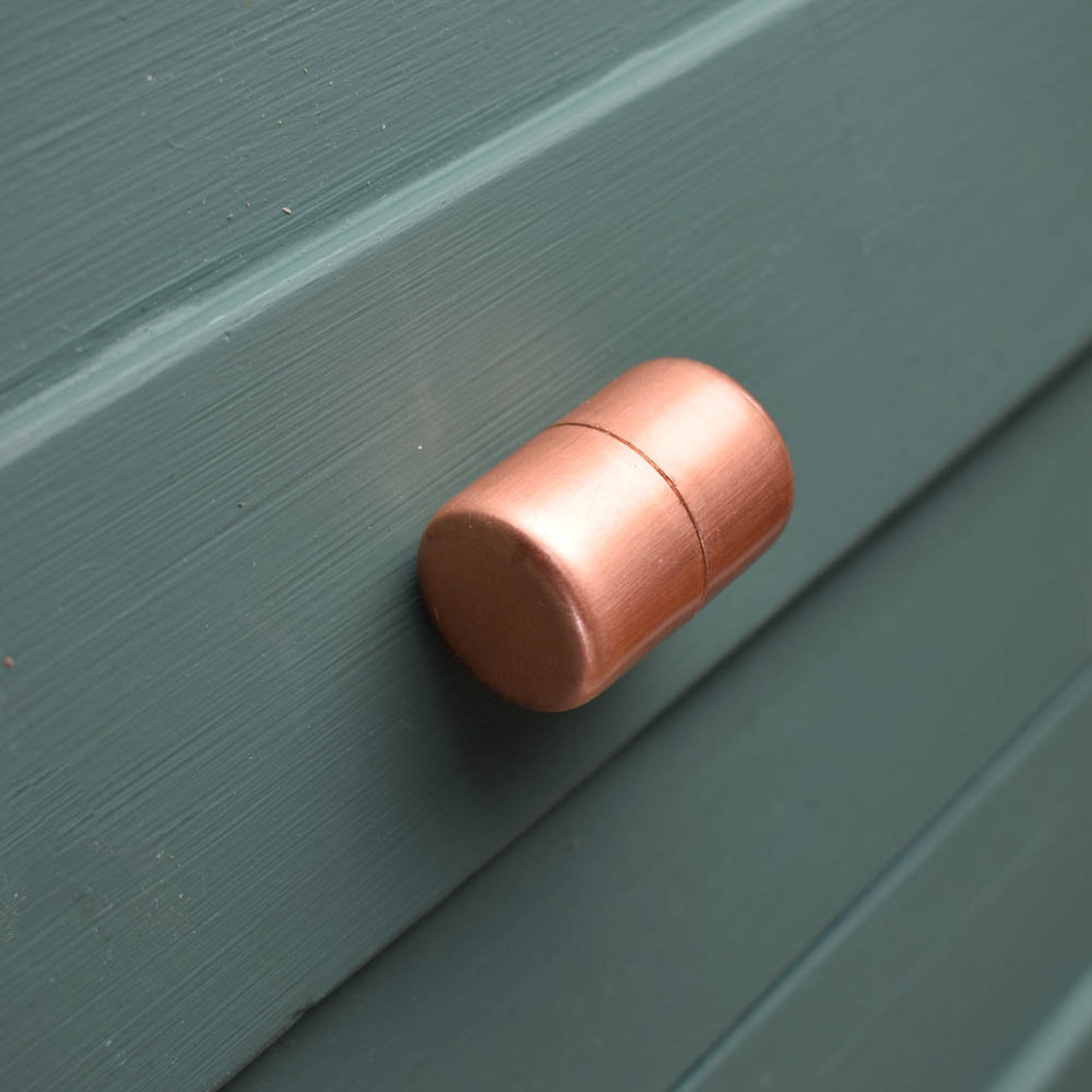 Chunky Copper Knob, Contemporary Drawer Pull, Handle, Cabinet Knob ...