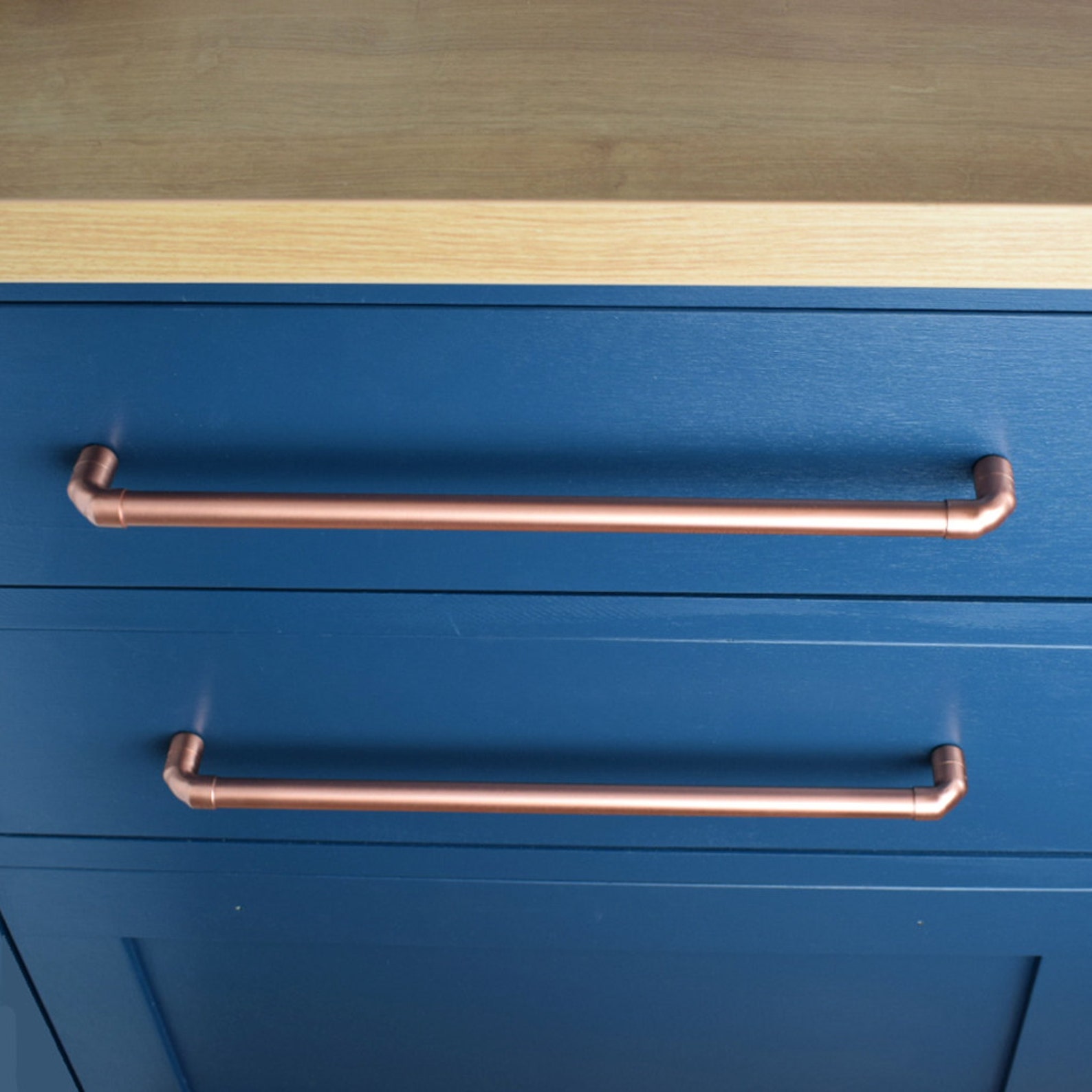 Copper Pull large Sizes. Drawer Handle. Drawer Pull. Cabinet - Etsy