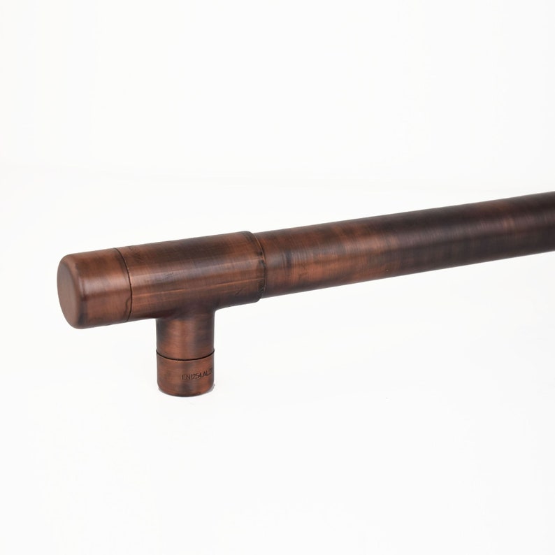 Rustic Aged Copper T-barn Door Handles - Front Door Handle - Etsy