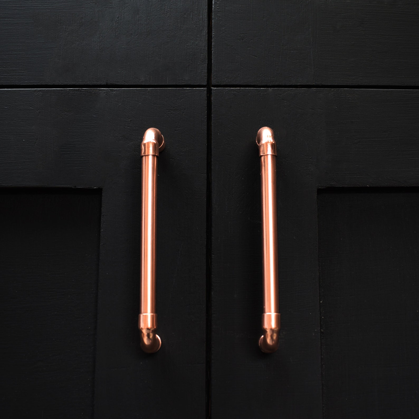 Solid Copper U Pull Handle (mini) - Kitchen Handles - Knobs and Pulls ...