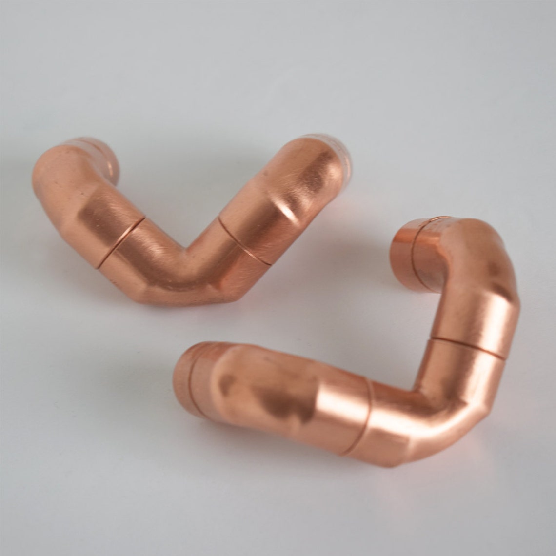 Modern Copper V Handle . Contemporary Drawer Pull, Handle, Kitchen Door ...