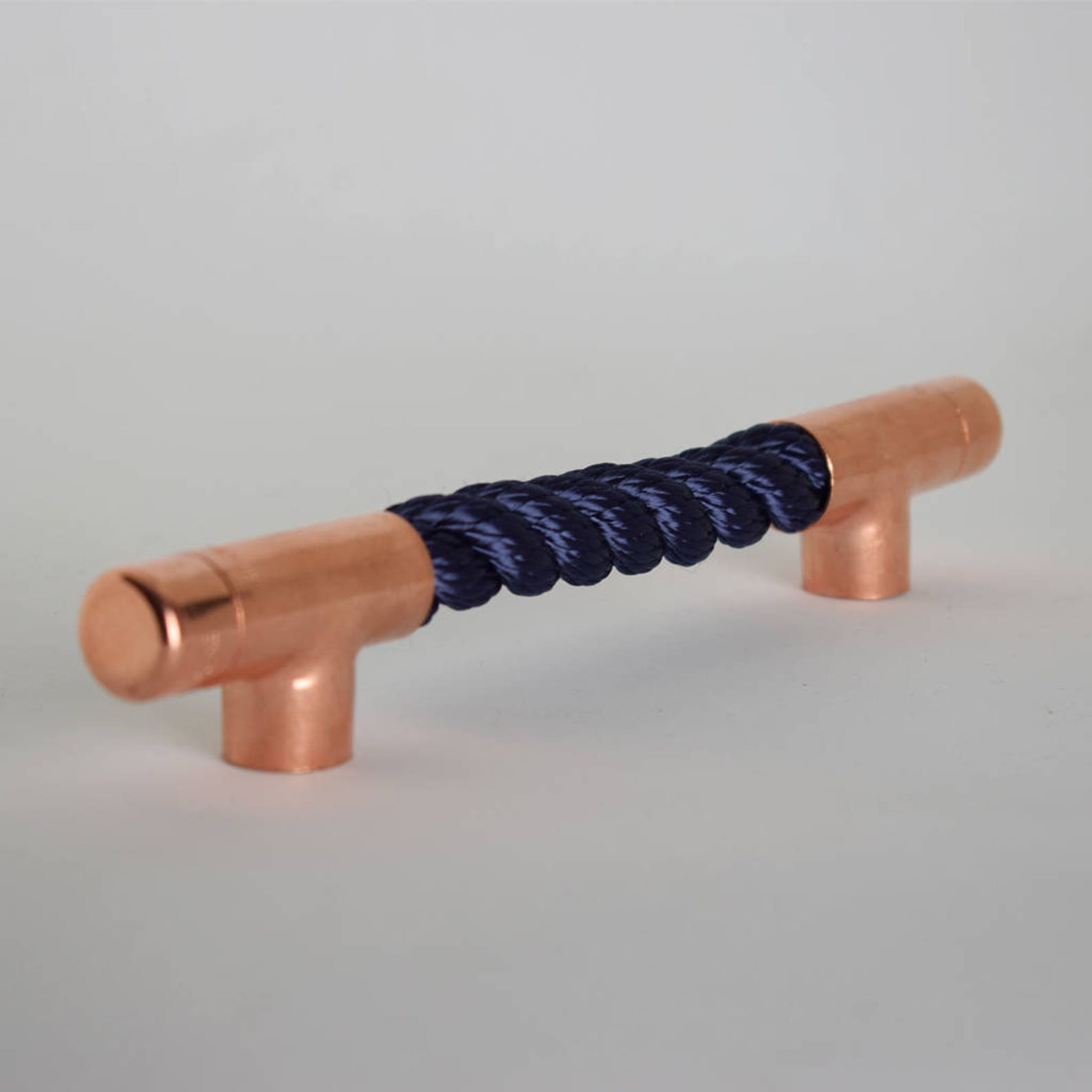 Copper and Rope T Pull Handle. Drawer Pull. Cabinet Hardware. - Etsy UK