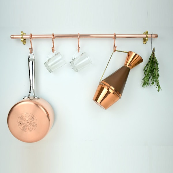 Copper Pan Rail - Etsy