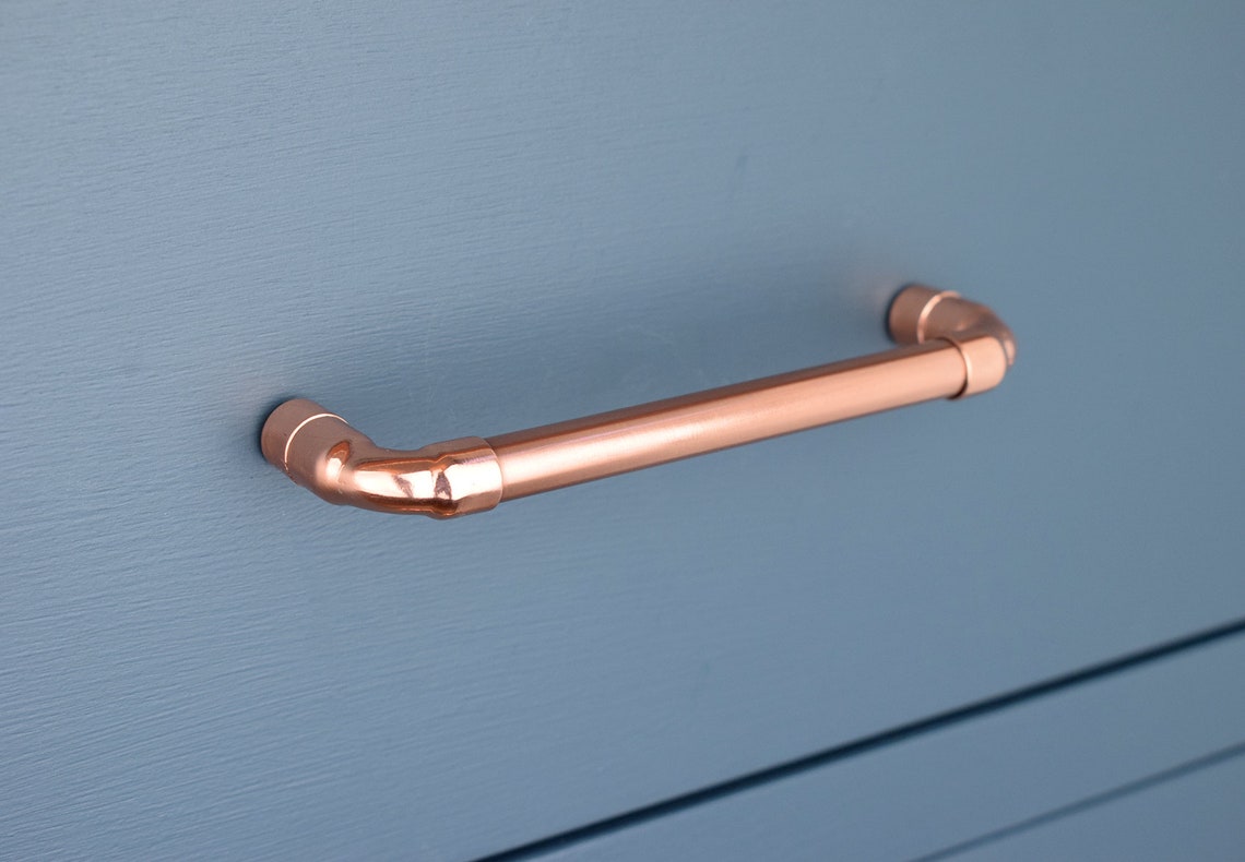 Solid Copper U Pull Handle mini Kitchen Handles Knobs - Etsy