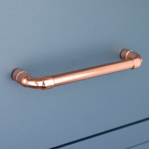 Solid Copper U Pull Handle (mini) - Kitchen Handles - Knobs and Pulls ...