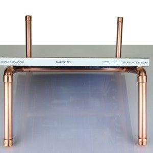 Copper Magazine Magazine Rack, Magazine Holder, Modern Magazine ...