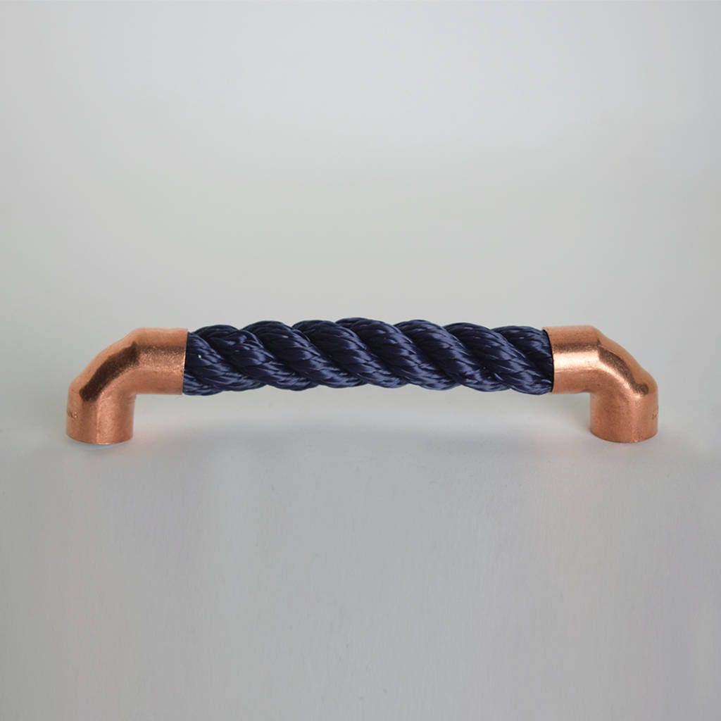 Copper and Rope Pull Handle. Drawer Pull. Cabinet Hardware. - Etsy UK