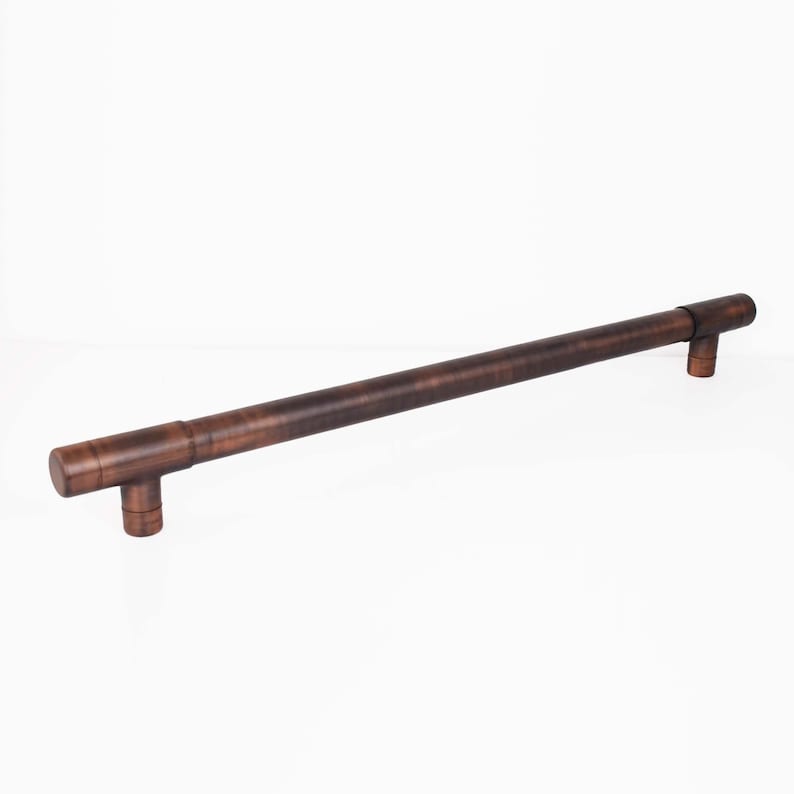 Rustic Aged Copper T-barn Door Handles - Front Door Handle - Etsy