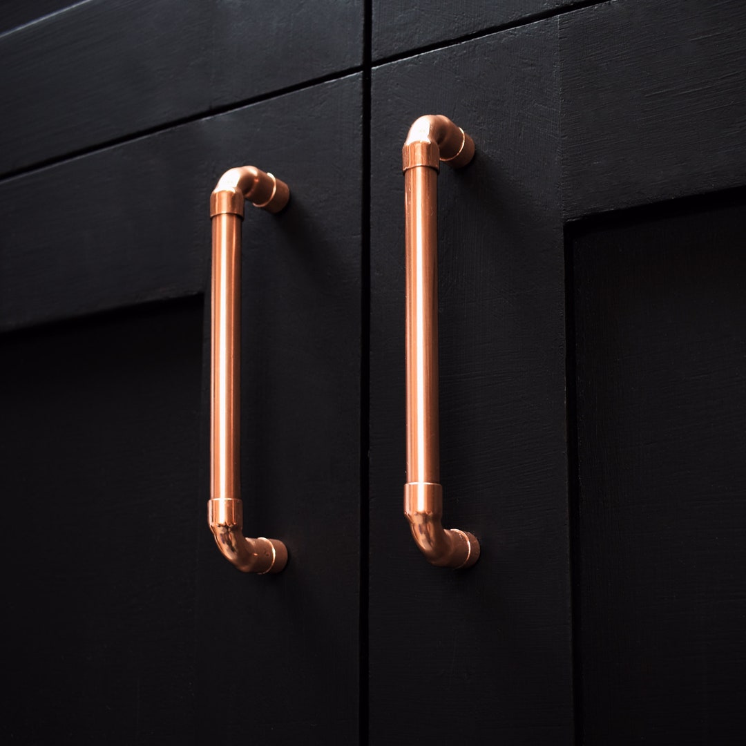 Solid Copper U Pull Handle (mini) - Kitchen Handles - Knobs and Pulls ...