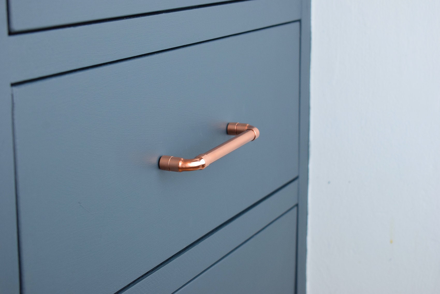 Solid Copper U Pull Handle (mini) - Kitchen Handles - Knobs and Pulls ...