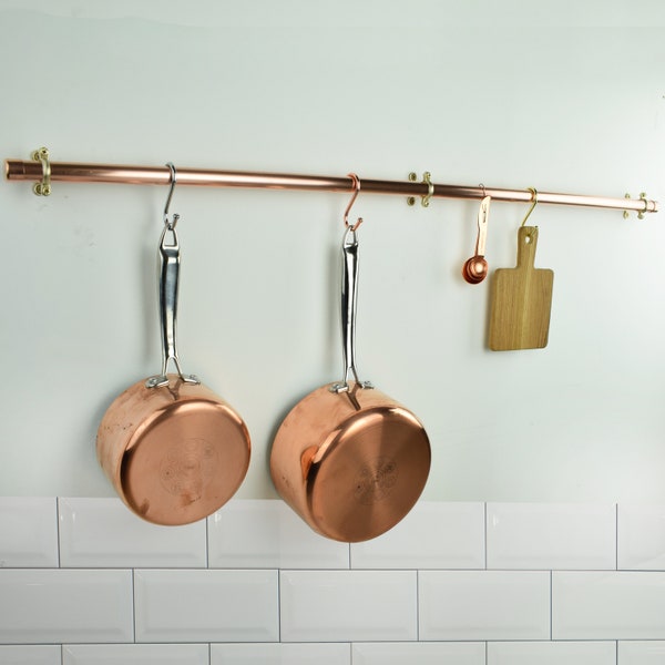 Copper Pan Rail - Etsy