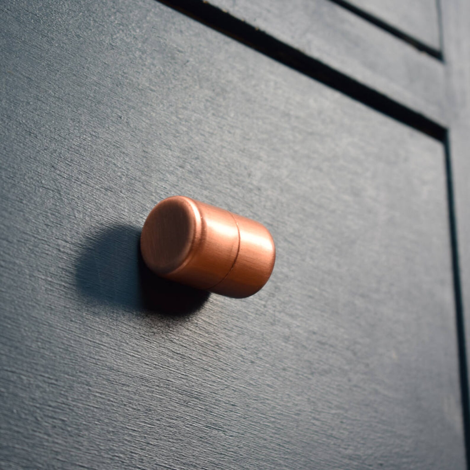 Chunky Copper Knob, Contemporary Drawer Pull, Handle, Cabinet Knob ...