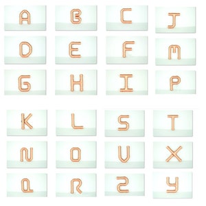 Copper Letters, Copper Door Letters, Wall Letters, Decorative Letters ...