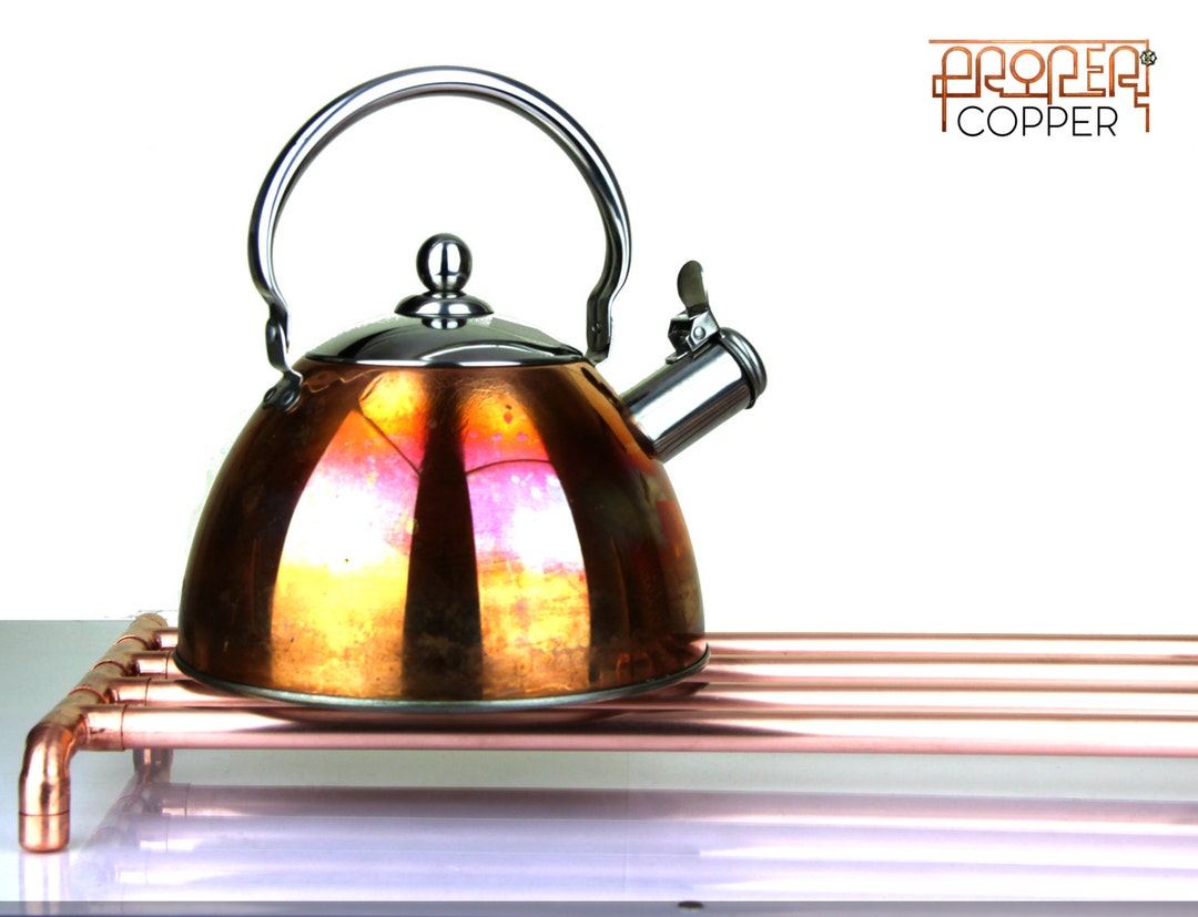 Modern Polished Copper Pot Pan Stand, Trivet - Etsy