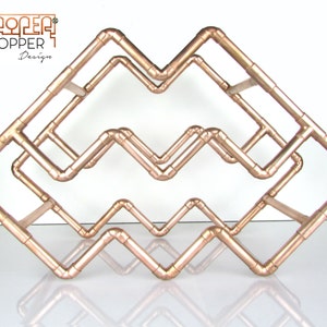 Unique Handmade Copper Wine Rack Wine Storage - Etsy