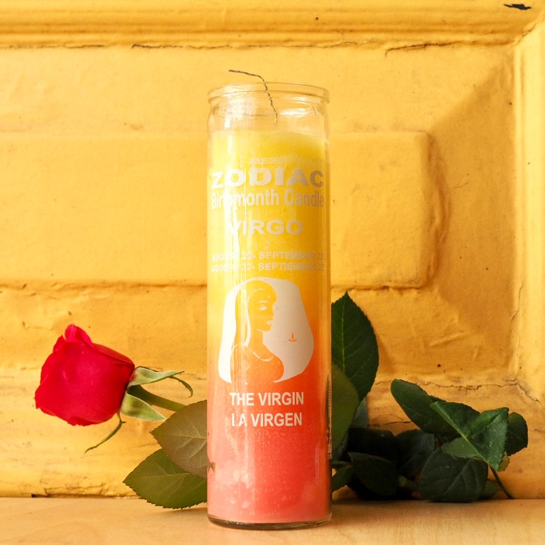 Zodiac Ritual 7 Day Prayer Candle Horoscope Birthday - Etsy