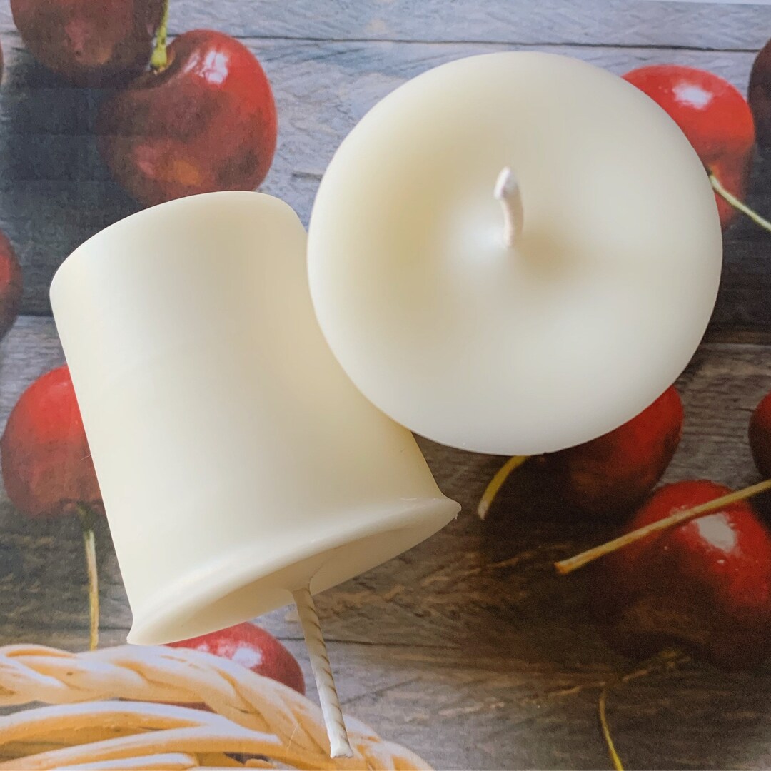 Hand Poured Black Cherry 8 Pack Votive Candles | Richly Scented Candle ...