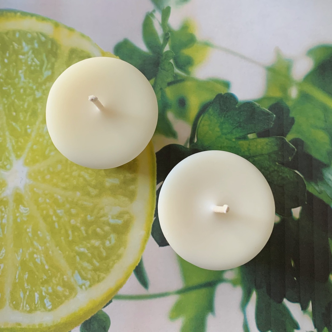 One Hand Poured Lime Cilantro Votive Candle | Richly Scented Candle ...