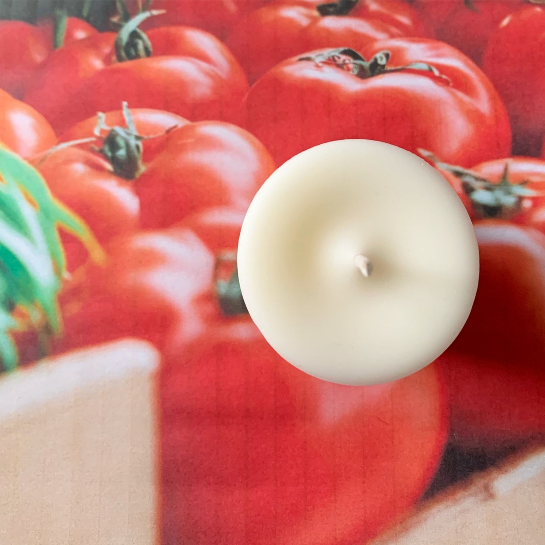 Hand Poured Sun Ripened Tomato 4 Pack Votive Candle | Richly Scented ...