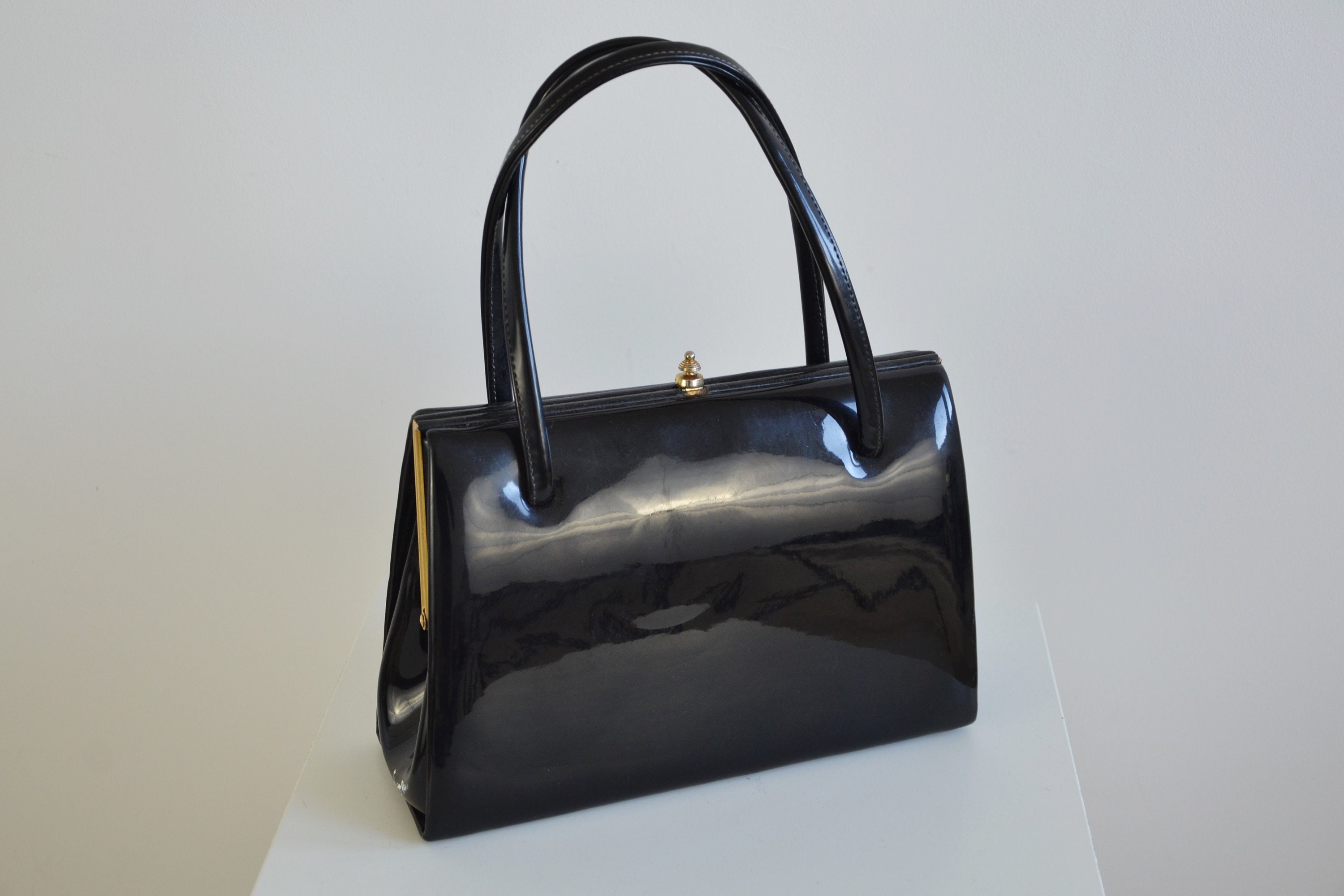 Structured shop black purchase purse