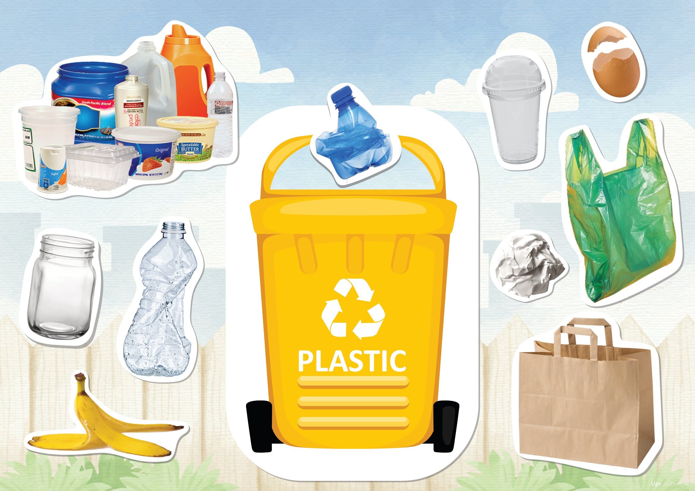 Earth Day, Waste Sorting Busy Book Printable Game for Toddlers, Trash ...