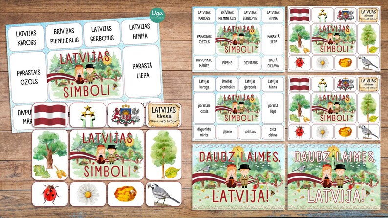 LATVIJA, LATVIA, Game, Posters, Symbols of Latvia, Latvian Prints - Etsy