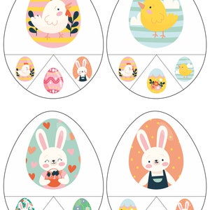 Easter Themed Clip Cards, Easter Sorting Game - Etsy