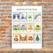 Months of the Year A3 Poster. Digital Download. - Etsy