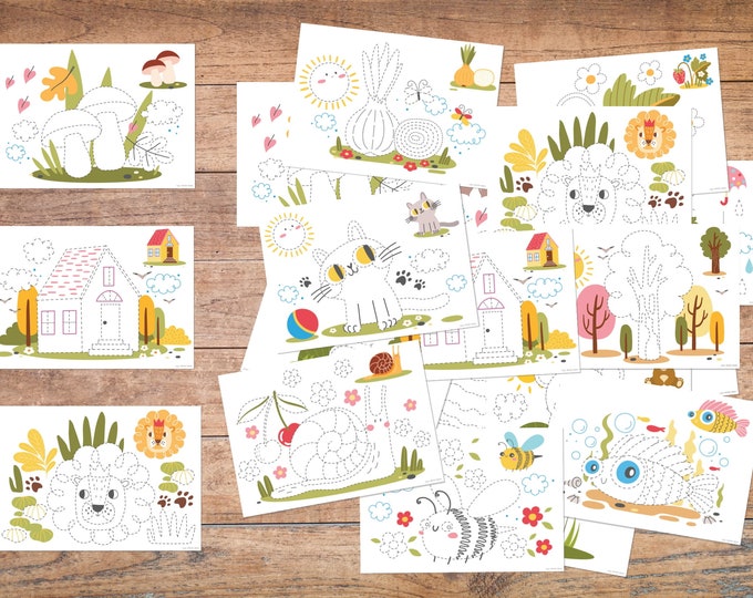 PEN CONTROL Worksheets Printable Preschool Worksheets Tracing ...