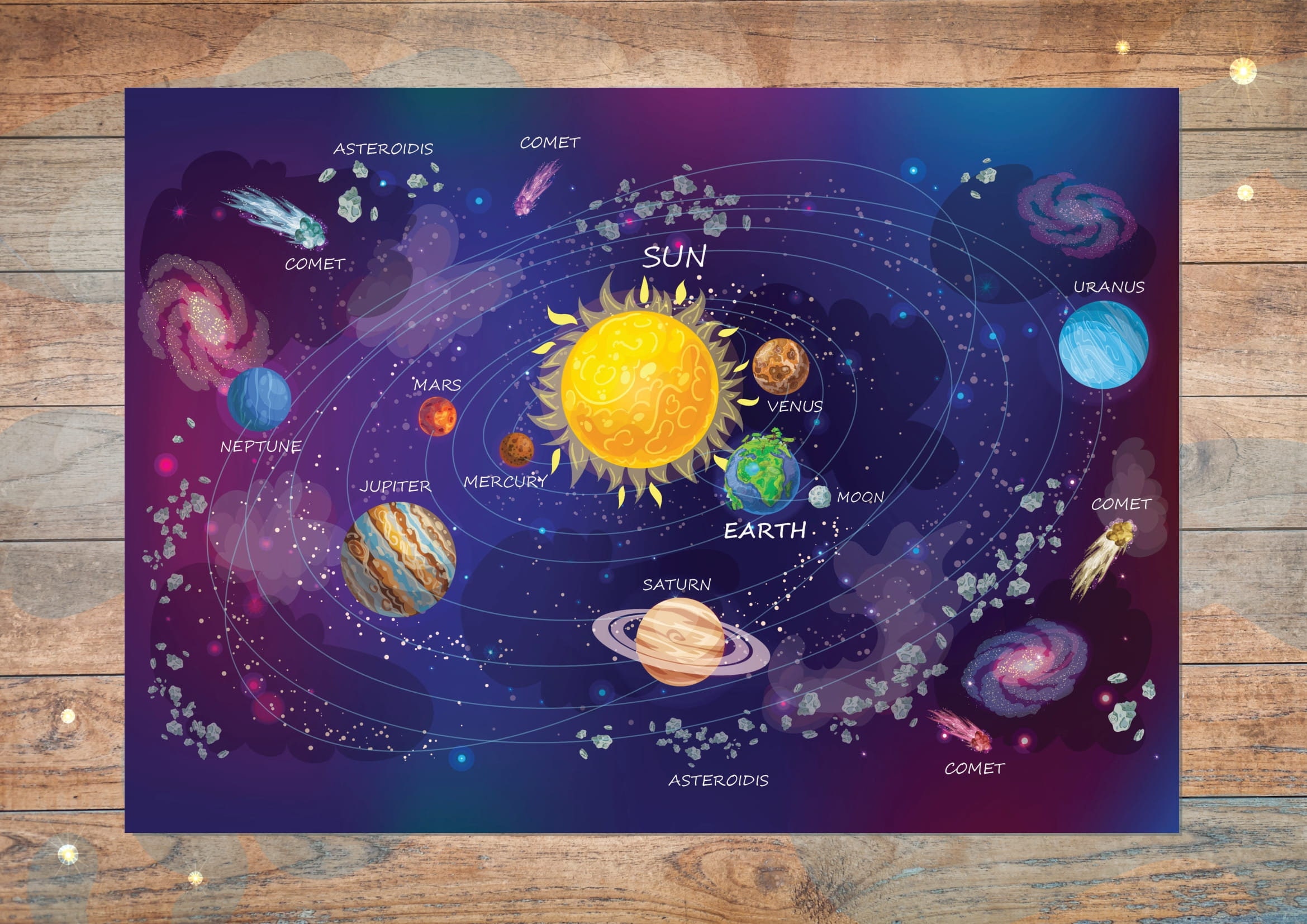 Solar System Busy Book Outer Space Learning Binder Personalized Space ...