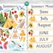 Months of the Year & 4 Seasons Printable, 4 Seasons, Spring Summer ...