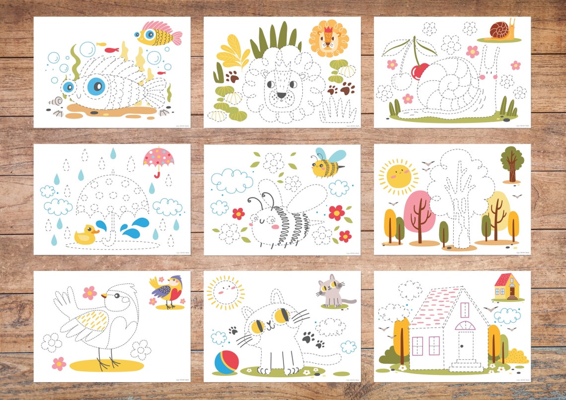 PEN CONTROL Worksheets Printable Preschool Worksheets Tracing ...